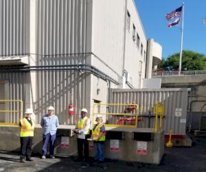 Barb Wisniewski spots Amerex fire extinguishers during on-site ...